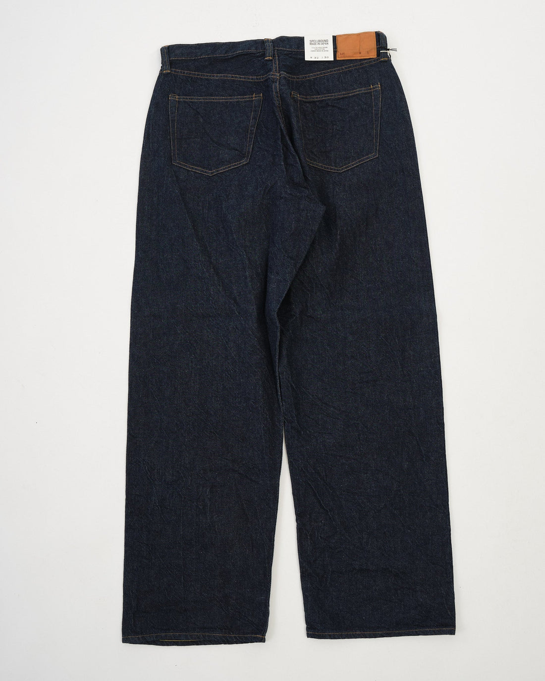 SPELLBOUND | 40-702C 5-pocket Selvedge Wide Tapered Jeans | MEADOW