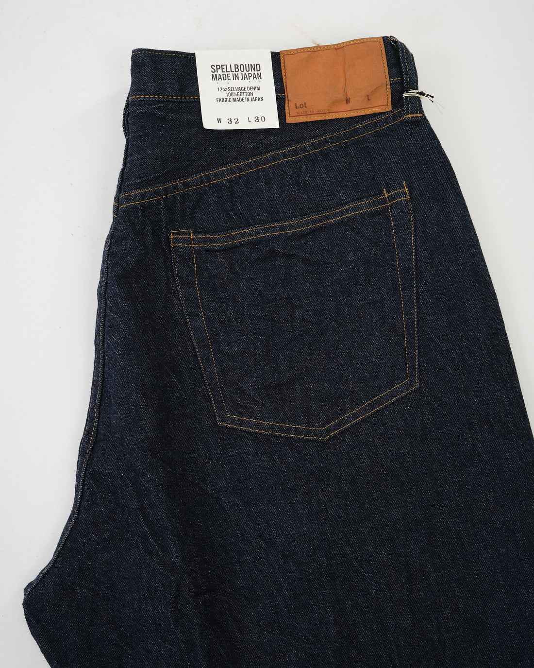 SPELLBOUND | 40-702C 5-pocket Selvedge Wide Tapered Jeans | MEADOW