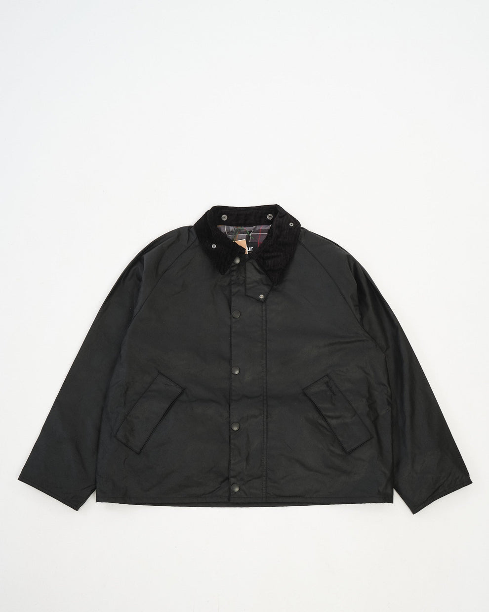 BARBOUR | OS Transport Wax Jacket Zwart | MEADOW